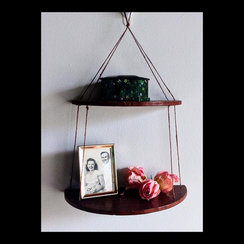 Rounded Half-circle Wooden Shelf for Keepsakes and Knickknacks - Etsy