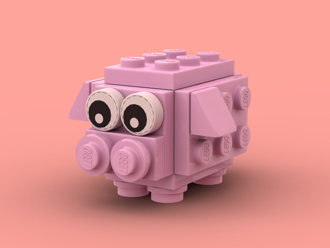Zodiac Mini Pig - Custom Design - Made With Authentic New LEGO® Bricks ...