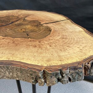 Rustic Coffee Table Out of a Beautiful Walnut Cookie Slab - Etsy