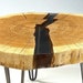 Cracked Oak Coffee Table - Cookie Slab Tree Slice - Diameter 65 Cm ...