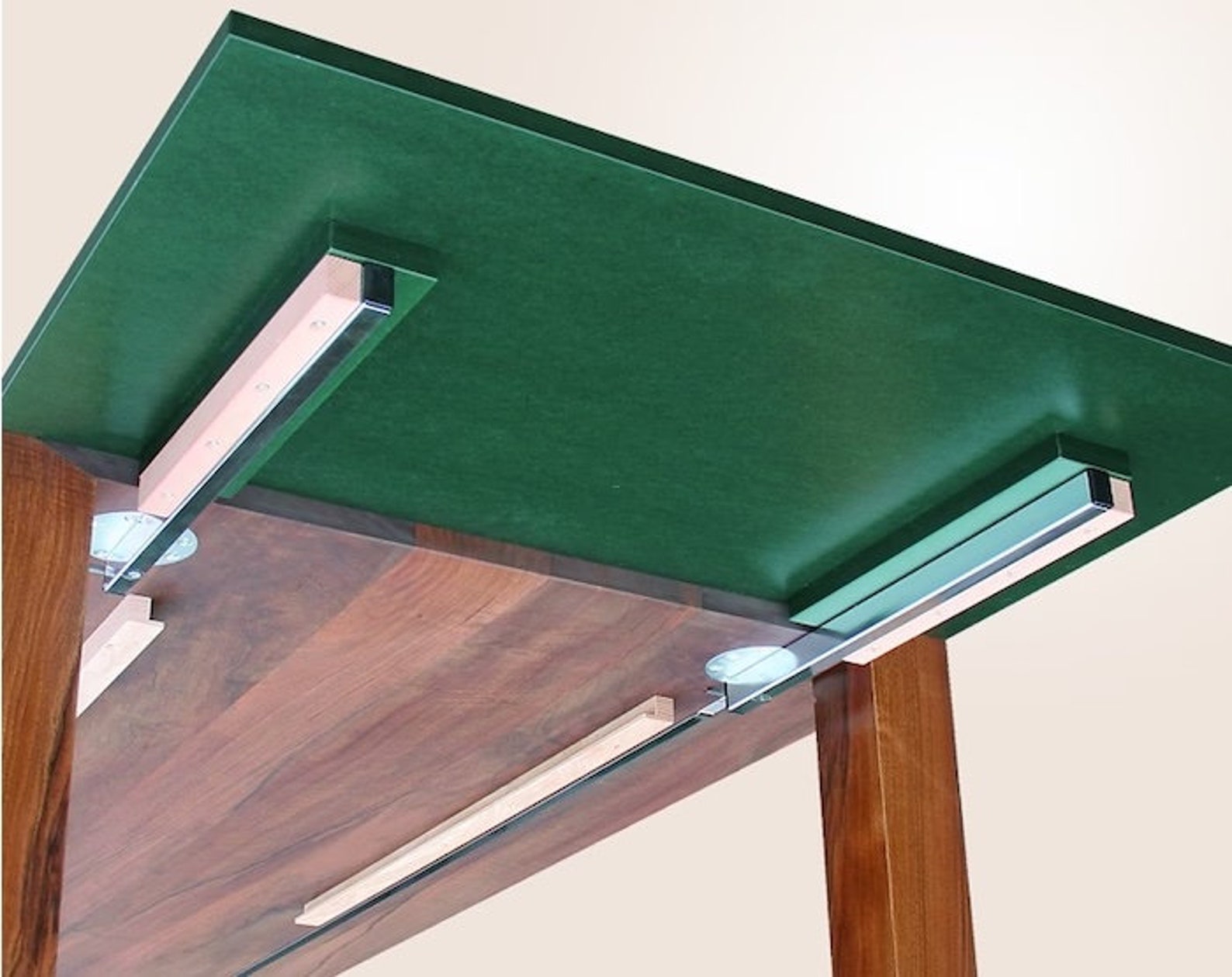 Swiveling Extension Arms for Expandable Dining Tables - Chrome or Black ...