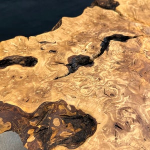 Rustic Coffee Table Out of an Olive Wood Root Cookie Slab #10 - 68 X 53 ...