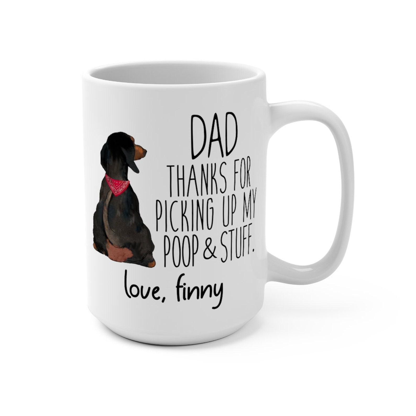 Dad Thanks for Picking up My Poop and Stuff, Fathers Day Mug, Dad Mug ...