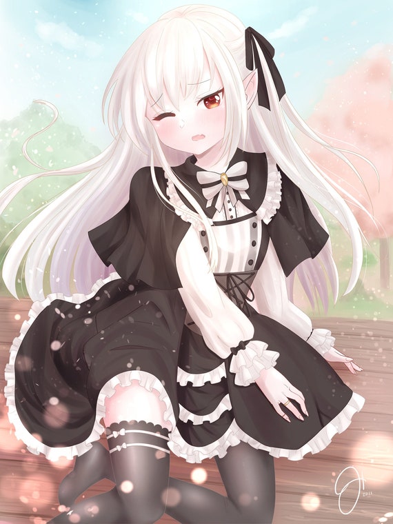 Cute Vampire Downloadable Print - Etsy