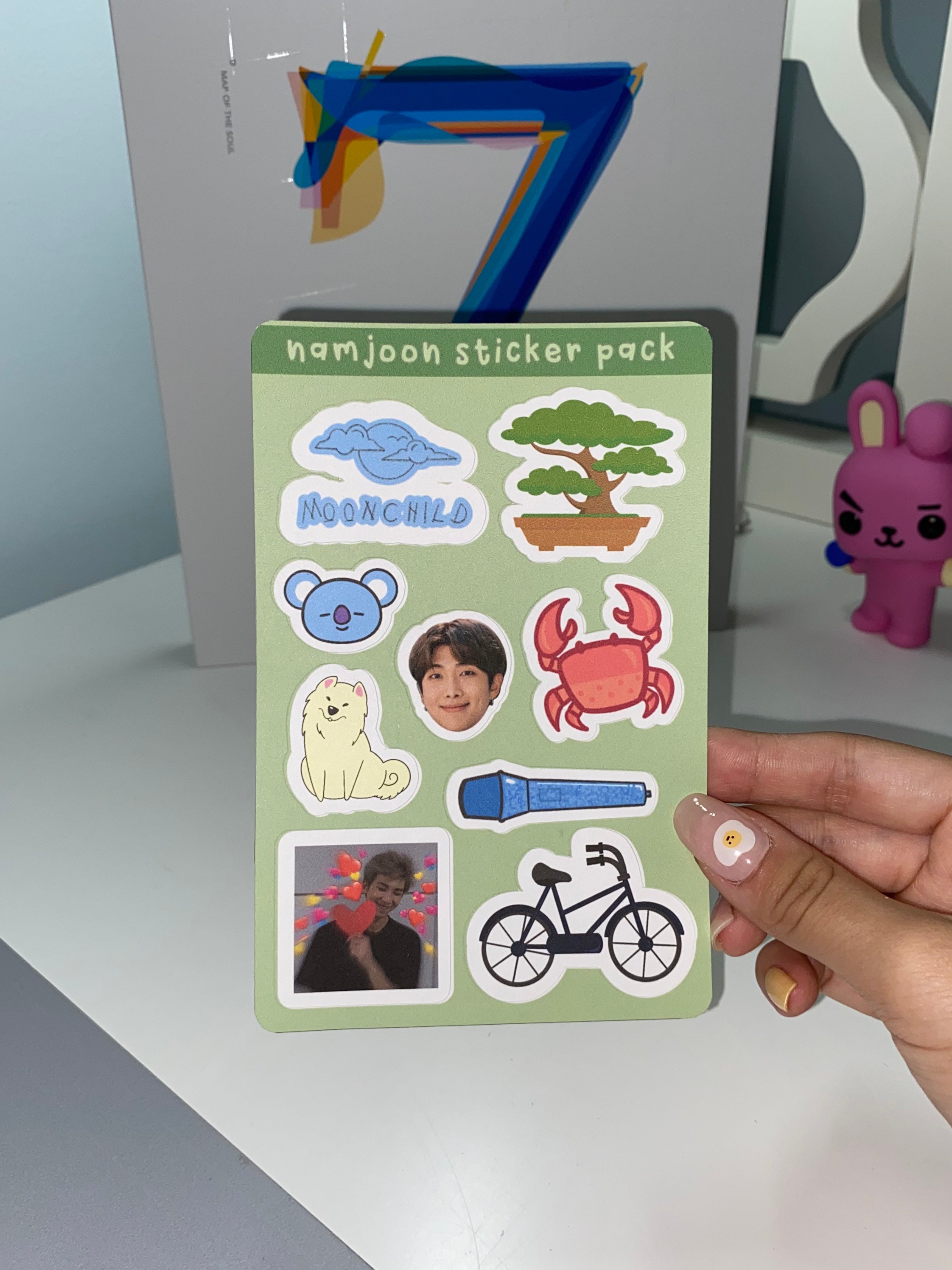 BTS Bias Sticker Packs - Etsy
