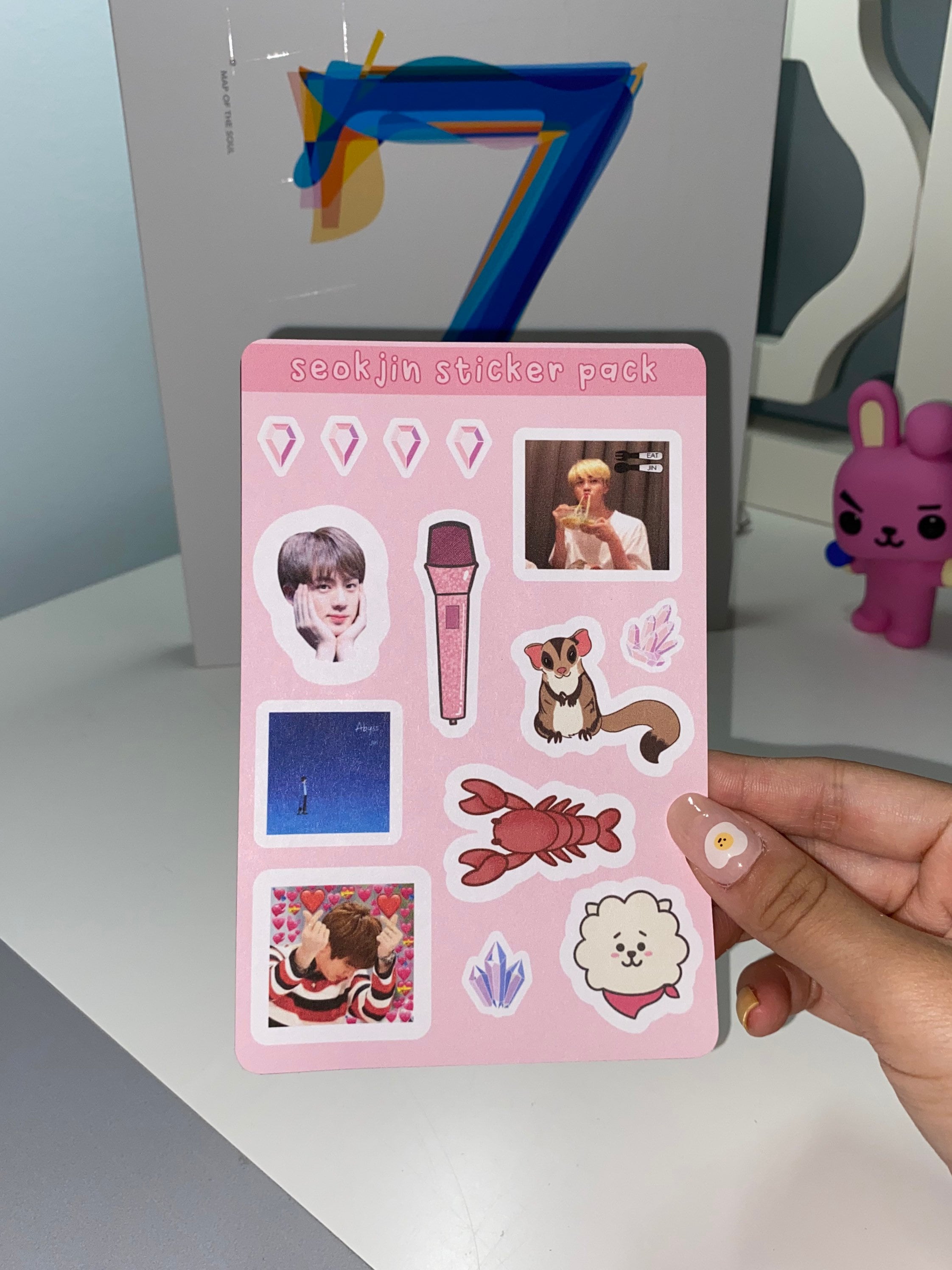 BTS Bias Sticker Packs - Etsy