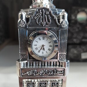 Zamzam Tower Figurine, Islamic Desk Clock, Muslim Home Design, Islamic ...
