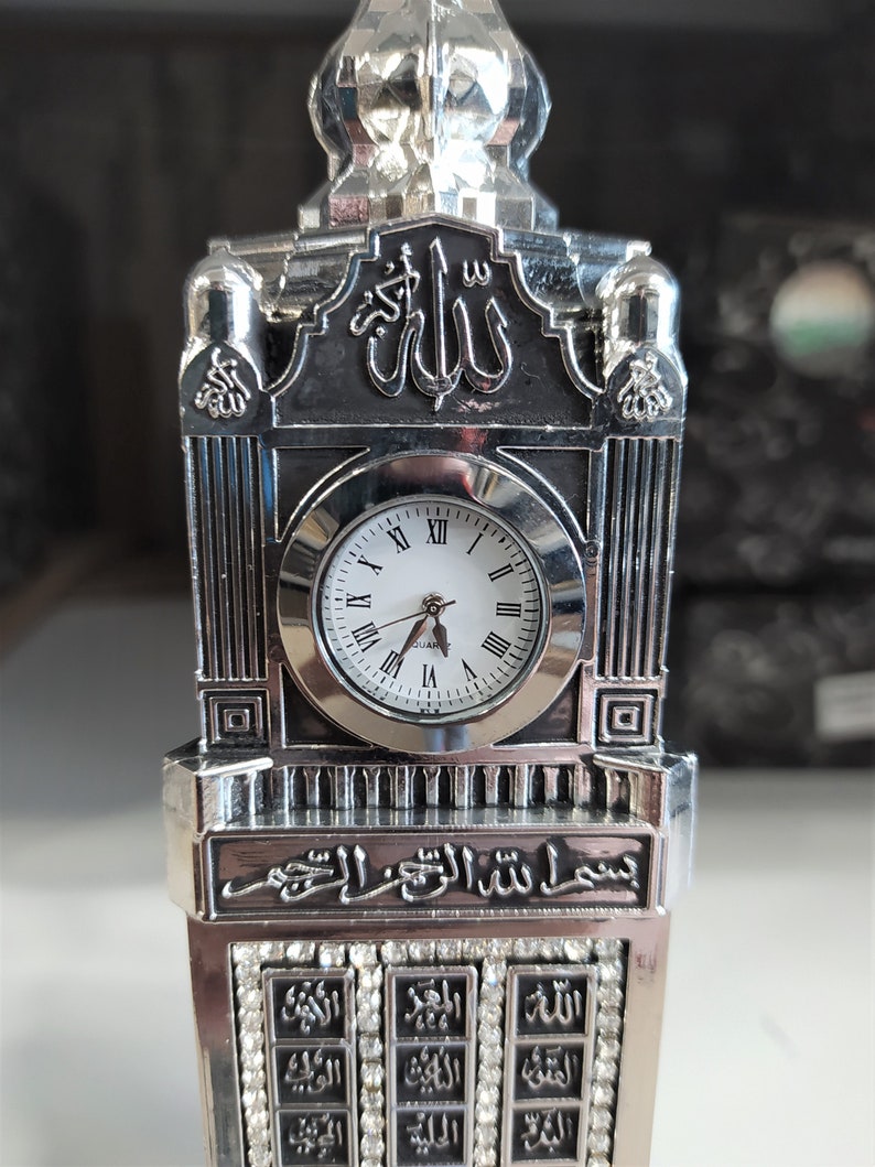 Zamzam Tower Figurine, Islamic Desk Clock, Muslim Home Design, Islamic ...