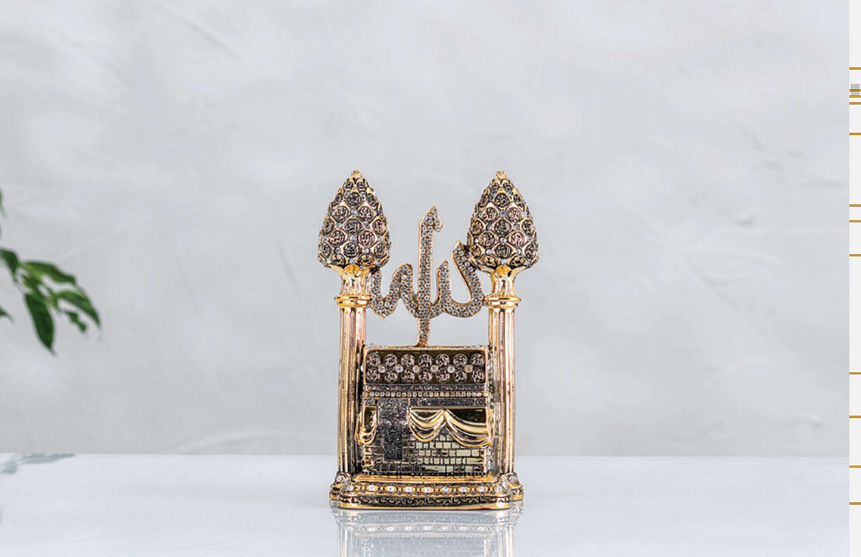 Buy Asma Ul Husna Written on Kaaba Figurine, Kaaba Desk Decor, Asma Ul ...