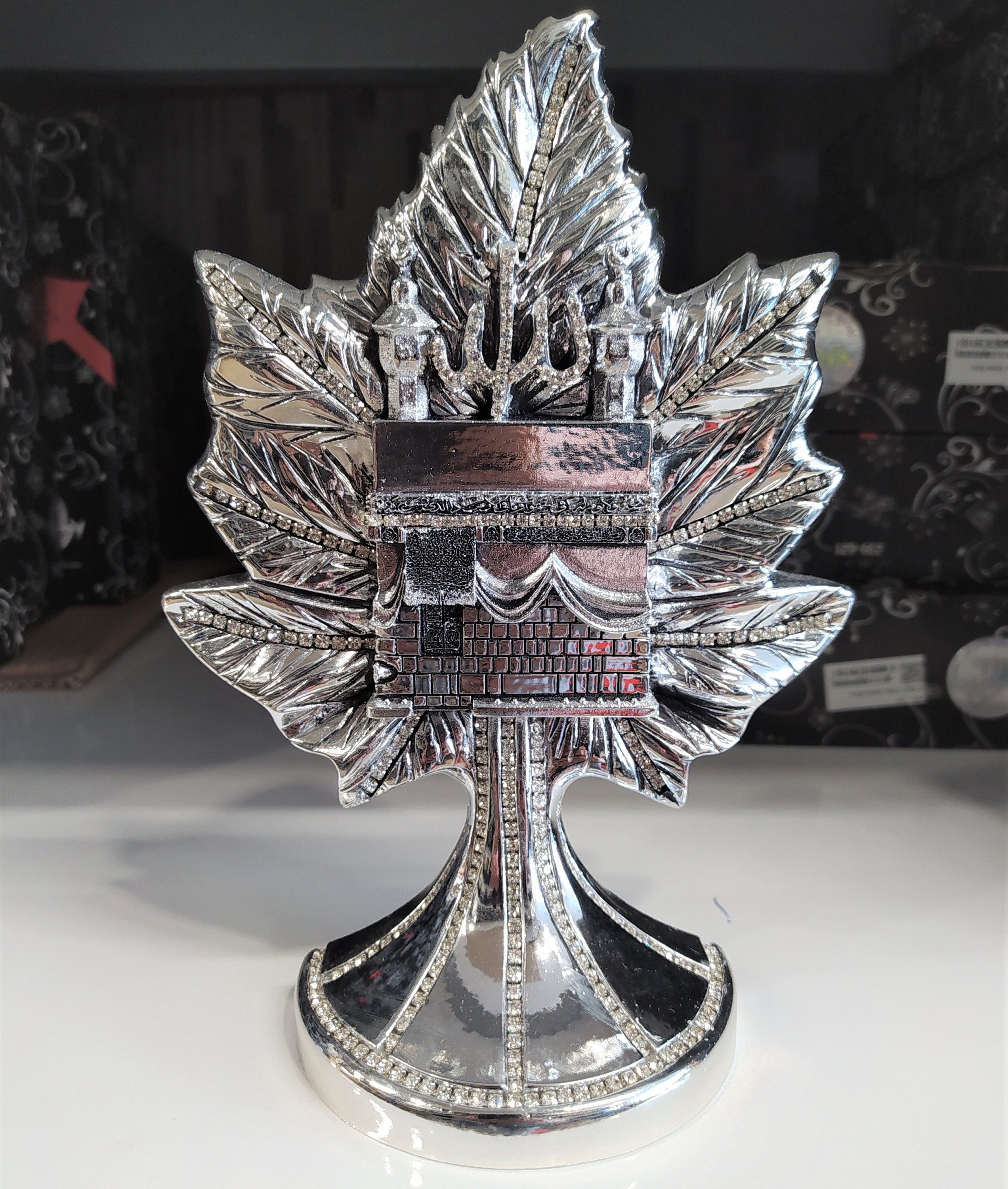 Kaaba Allah Leaf Decor, Kaaba Table Decor, Islamic Wedding Gift ...