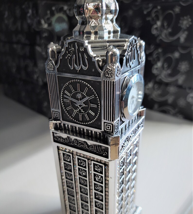 Zamzam Tower Figurine, Islamic Desk Clock, Muslim Home Design, Islamic ...
