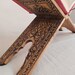 Portable Holy Quran Reading Desk, Book Reading Stand, Carved Wooden ...