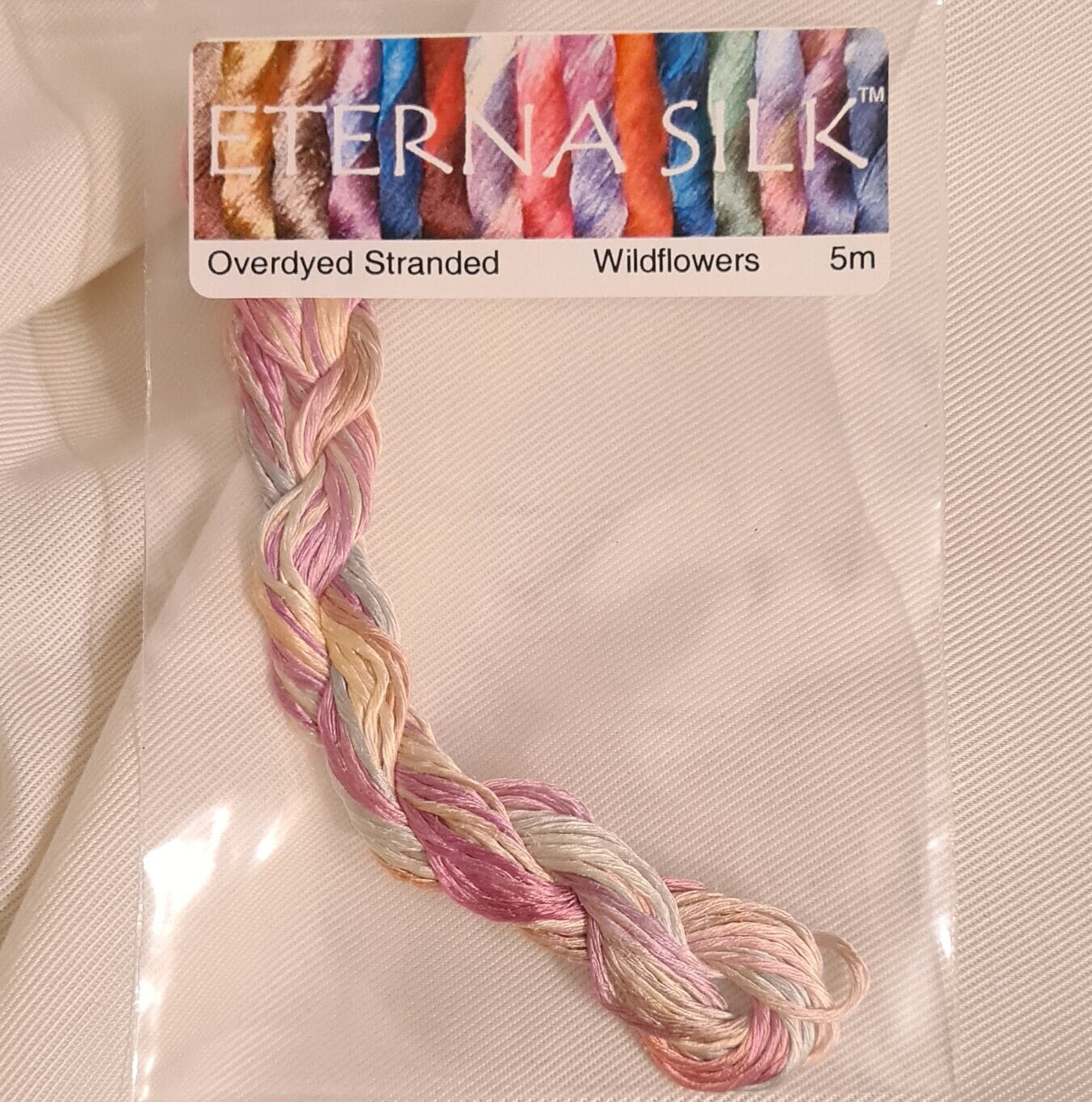 Set of ETERNA Silk Thread Cross Stitch Pink Lady DIY - Etsy