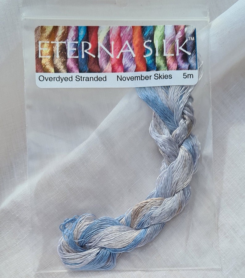 Set of ETERNA Silk Thread Cross Stitch Twilight DIY - Etsy