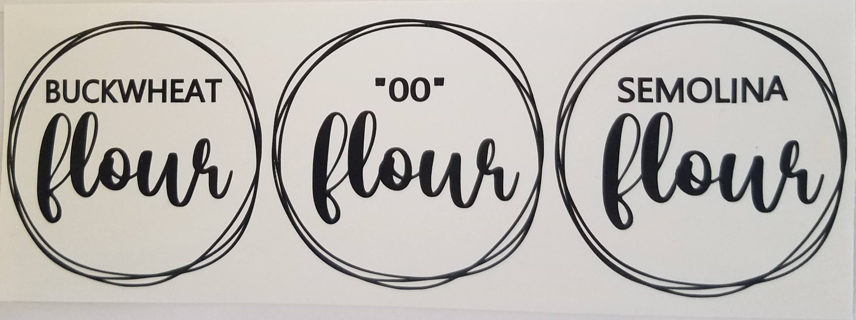 Pantry Organization Labels Stickers | Pantry Container Stickers | Flour ...