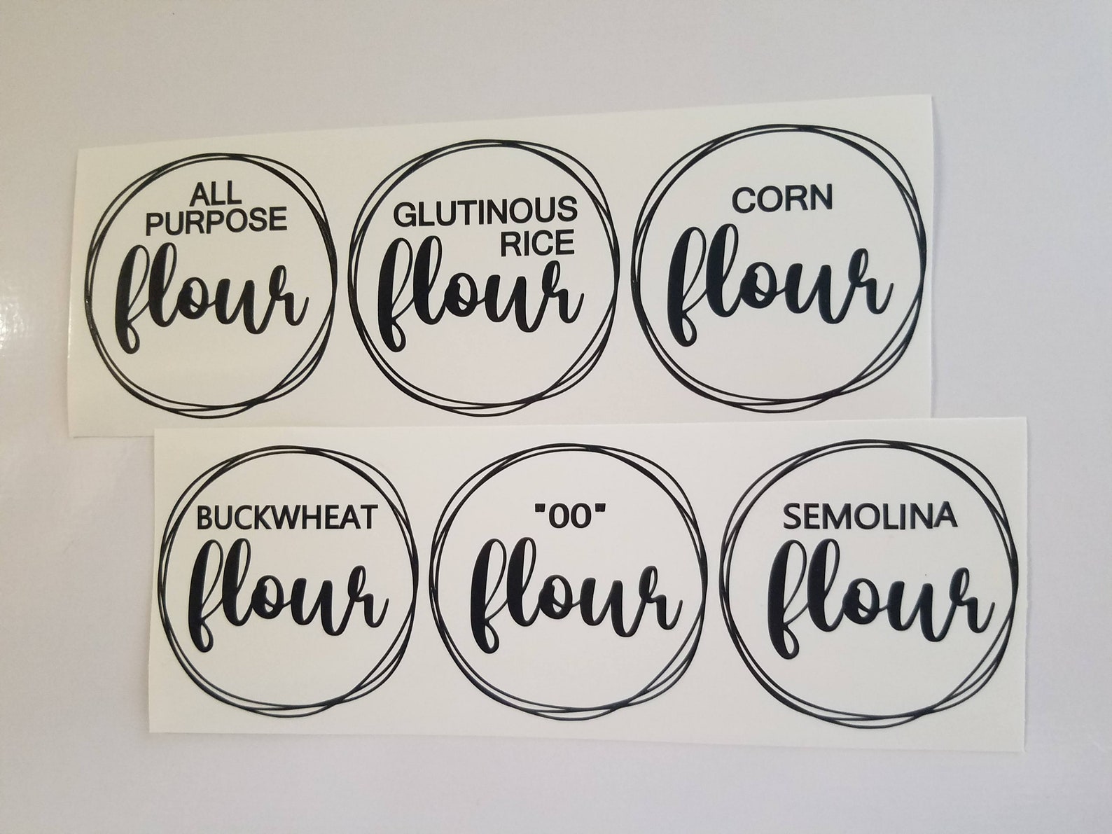 Pantry Organization Labels Stickers | Pantry Container Stickers | Flour ...