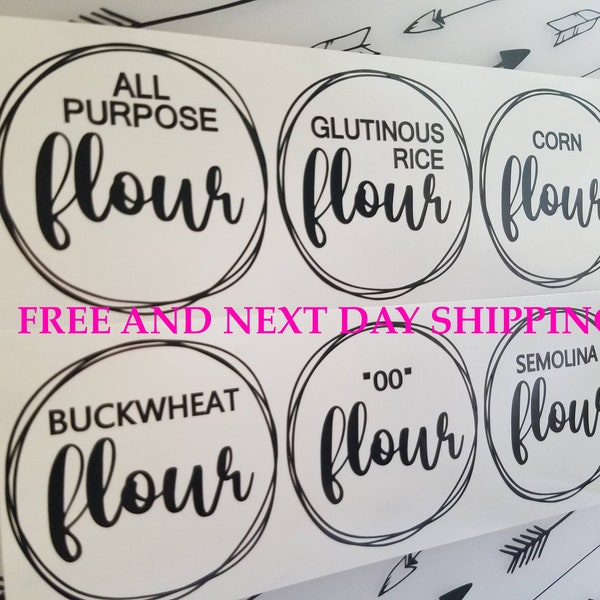 Flour Label - Etsy