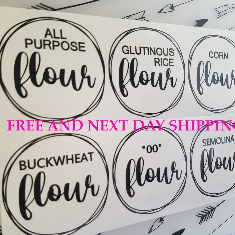 Flour Label - Etsy