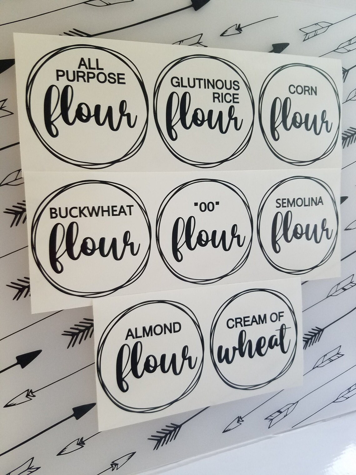 Pantry Organization Labels Stickers | Pantry Container Stickers | Flour ...