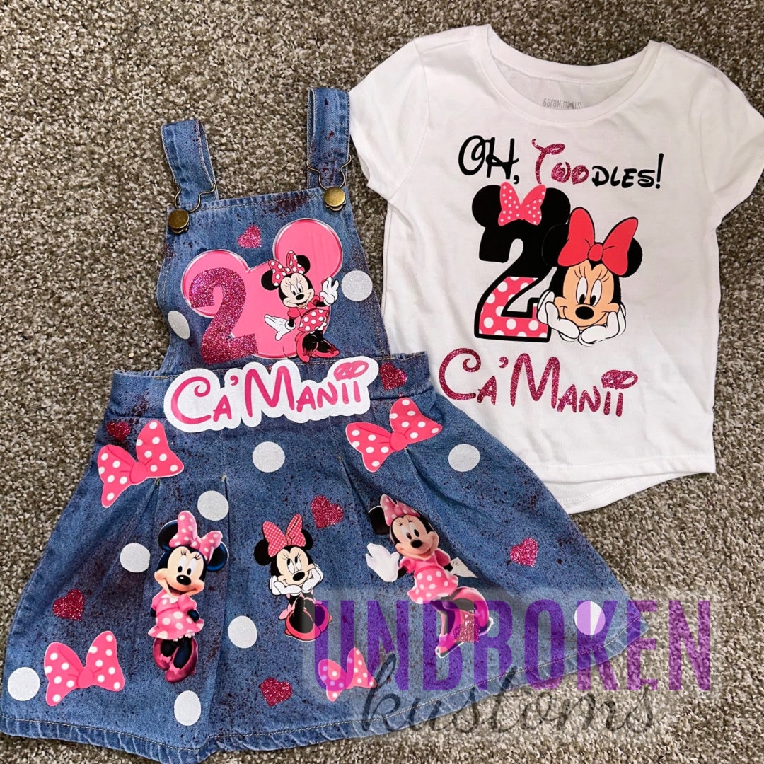 Custom Overall Dress, Kids Birthday Party Set, Kids Birthday Outfit ...