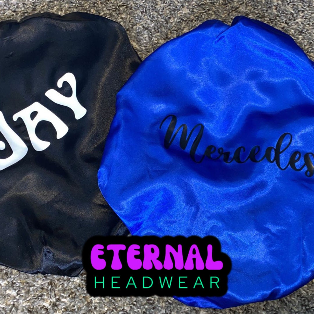 Custom Satin Silk Bonnet Custom Women Bonnet Customized - Etsy