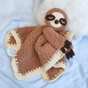 Sloth Lovey Crochet Pattern, Amigurumi Lovey Pattern, PDF Crochet ...