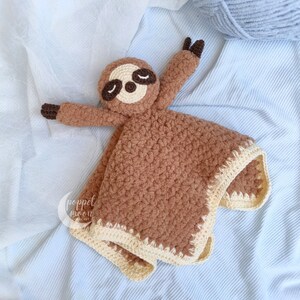 Sloth Lovey Crochet Pattern, Amigurumi Lovey Pattern, PDF Crochet ...