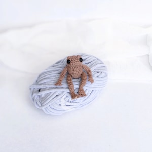Cute Toad Crochet Pattern PDF, Amigurumi Toad Crochet Pattern, Tiny ...