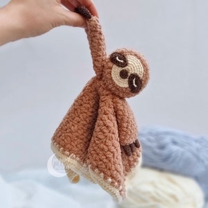 Sloth Lovey Crochet Pattern, Amigurumi Lovey Pattern, PDF Crochet ...