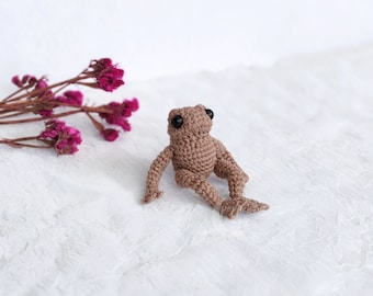 Cute Frog Crochet Pattern PDF, Amigurumi Frog Crochet Pattern, Tiny ...