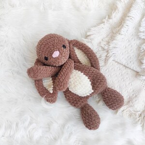 NO SEW Bunny Snuggler Crochet Pattern, Advanced Beginner / Intermediate ...
