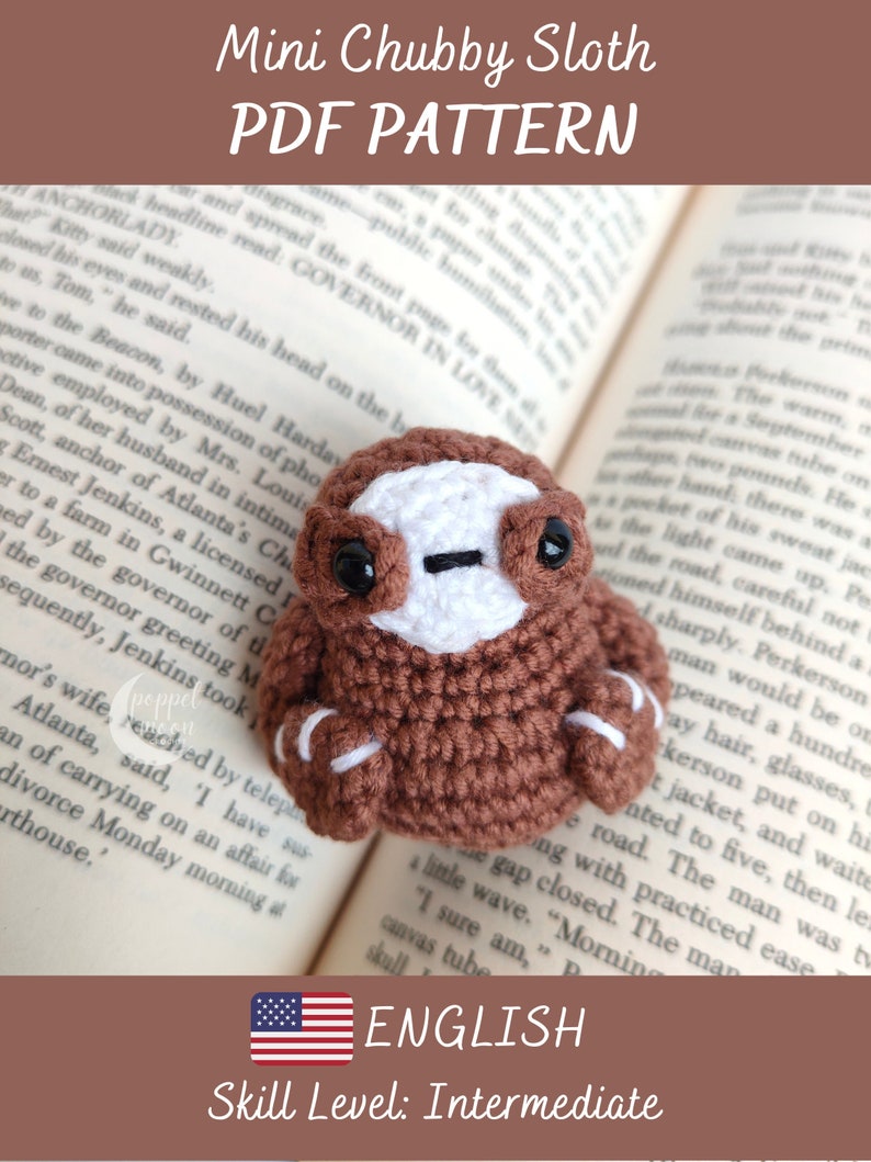 Sloth Crochet Pattern Amigurumi Sloth Pattern Crochet Toy - Etsy