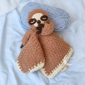 Sloth Lovey Crochet Pattern, Amigurumi Lovey Pattern, PDF Crochet ...