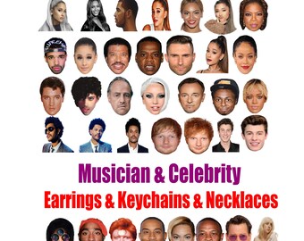 Ed Sheeran Earrings - Etsy UK
