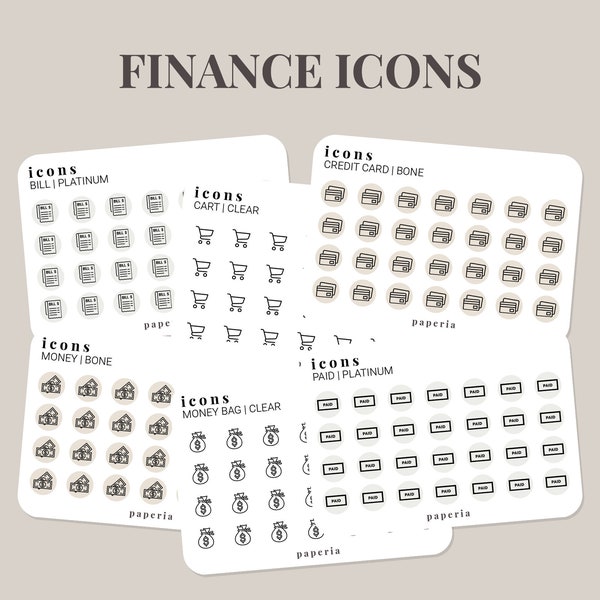 Finance Stickers - Etsy