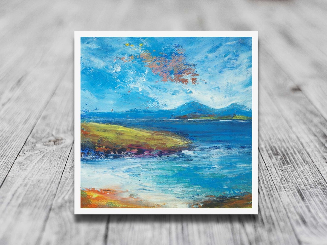 Islay Shores, Scotland Seascape Art Print, Scottish Highlands Coastal ...