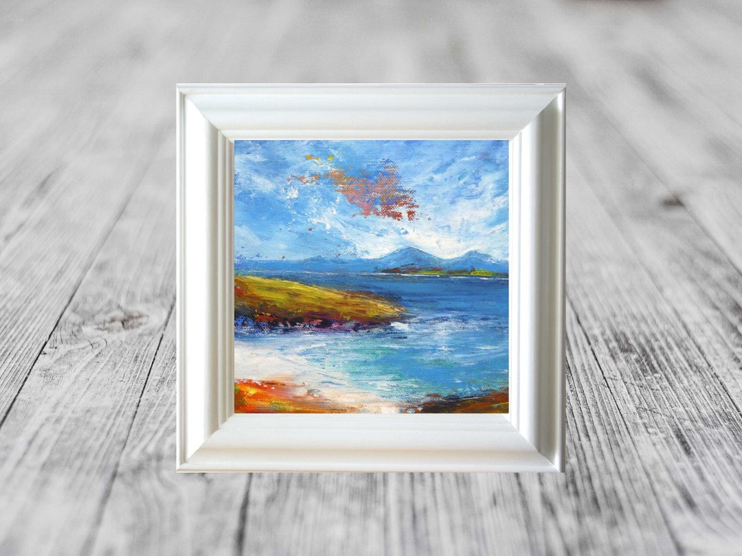 Islay Shore, Original Painting of a Scottish West Coast Island Seascape ...