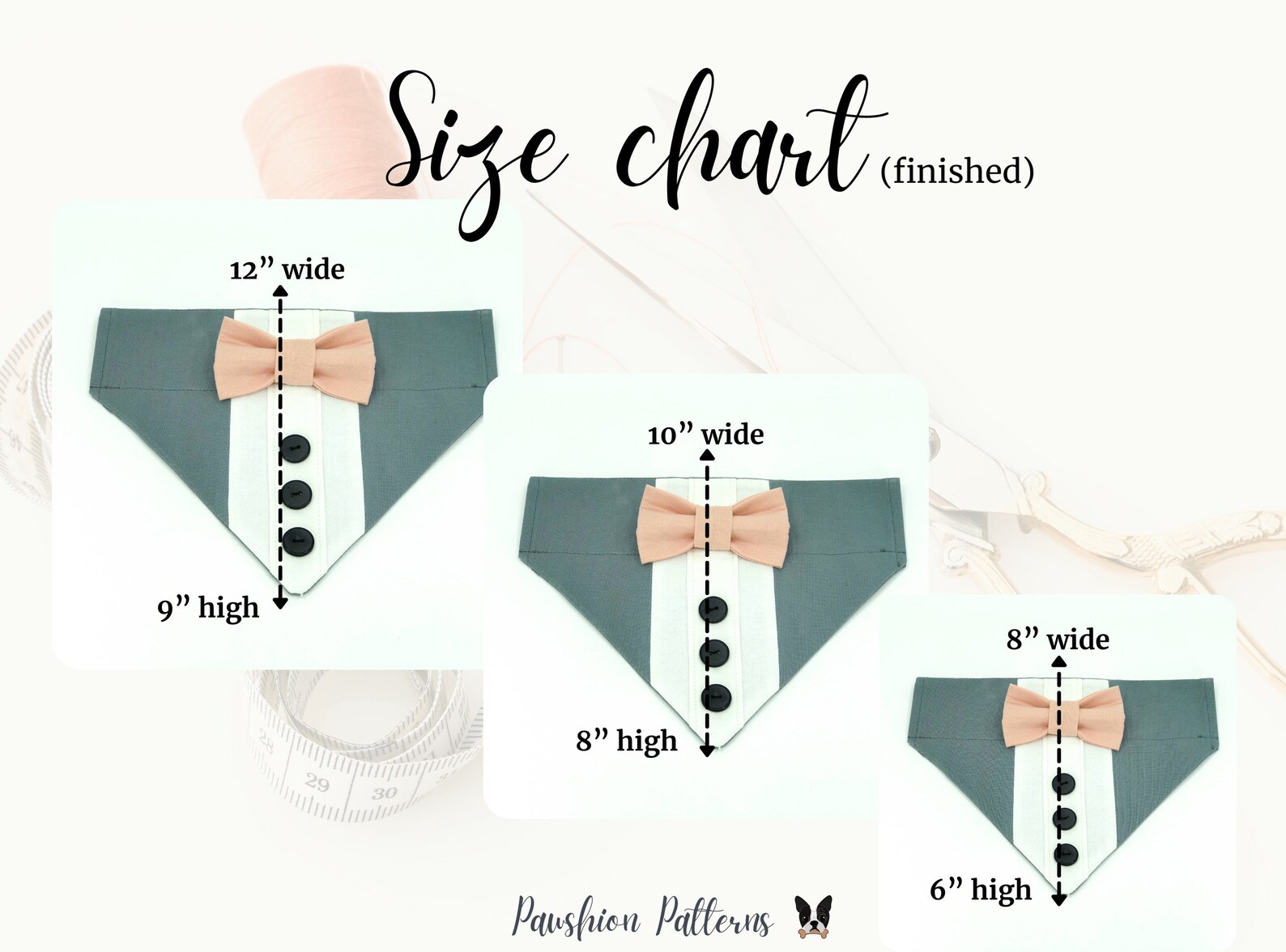 Dog Tuxedo Sewing Pattern DIY Dog Tuxedo Sewing Pattern PDF - Etsy