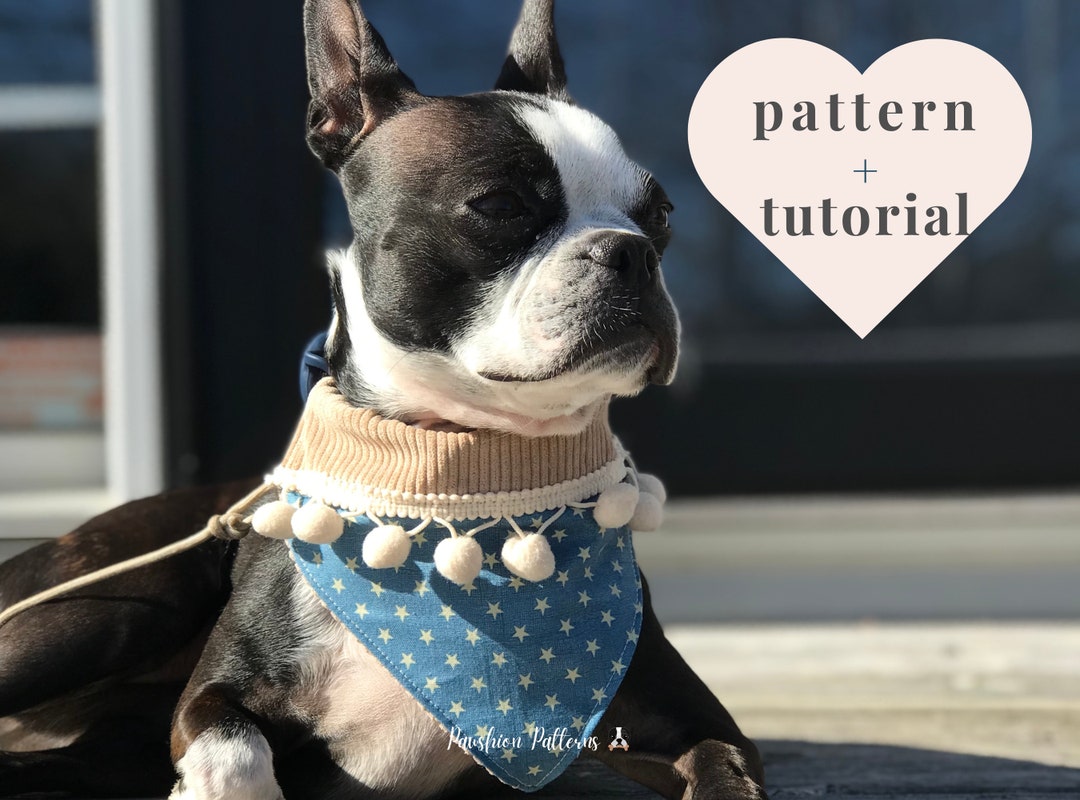 Dog Bandana Sewing Pattern/pet Bandana Sewing Pattern/ PDF Sewing ...