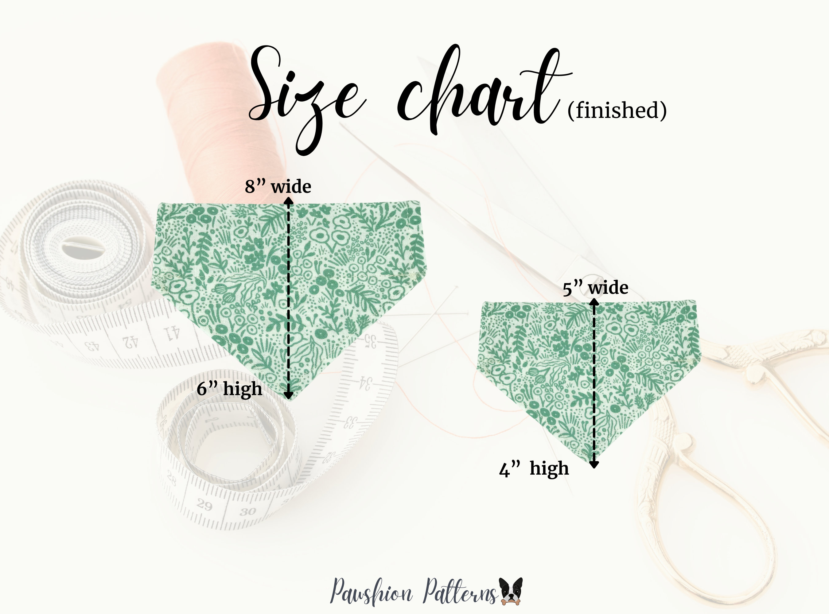 Cat Bandana Sewing Pattern and Matching Scrunchie/ PDF Sewing | Etsy