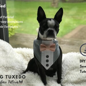 Dog Tuxedo Sewing Pattern DIY Dog Tuxedo Sewing Pattern PDF - Etsy