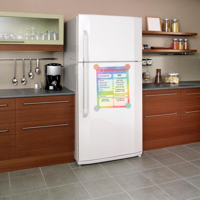 Emergency Plan for Kids | Printable Safety Script | Family Safety Tool ...