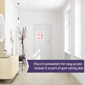 Emergency Plan for Kids | Printable Safety Script | Family Safety Tool ...