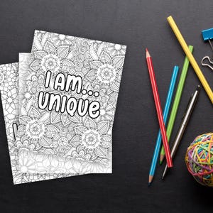 I AM Coloring Pages | Positive Affirmations | Printable for All Ages ...