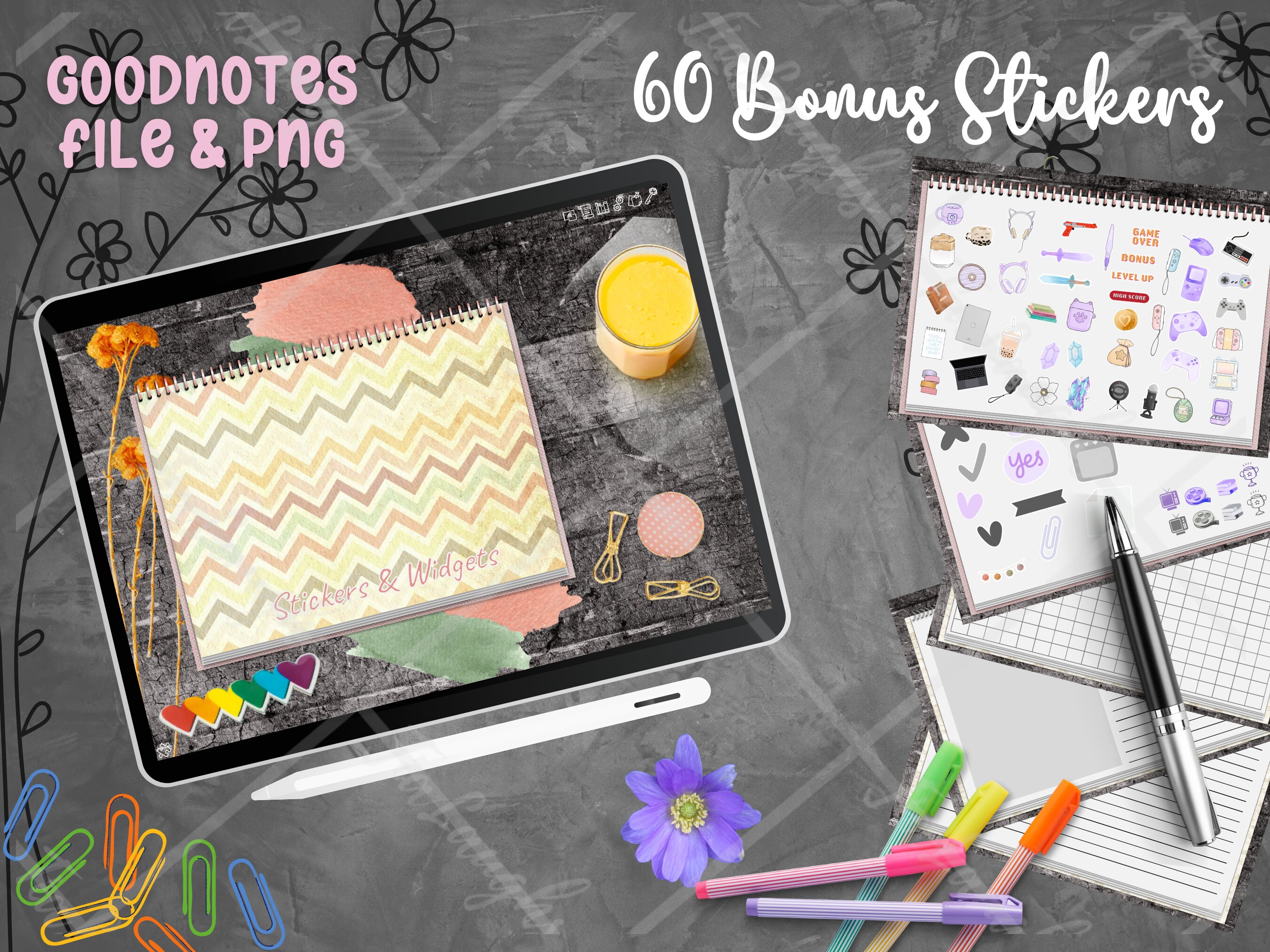 GOODNOTES Streaming Streamer Planner All in One Gaming Perpetual ...