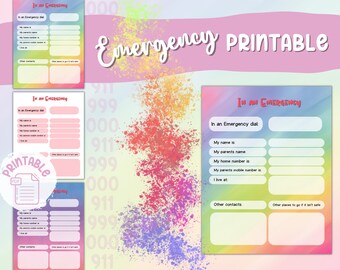 In Case of Emergency - Etsy