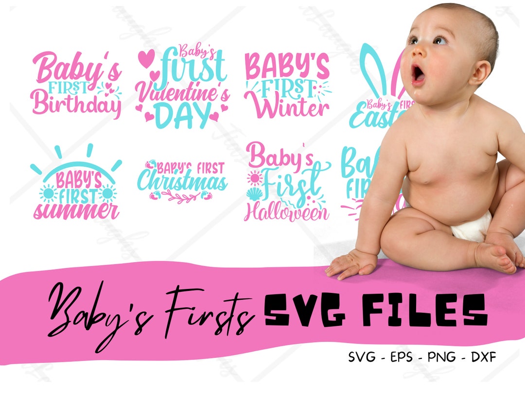 Baby's Firsts SVG Bundle Design Baby's Firsts Bundle - Etsy Australia