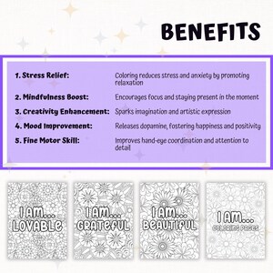 I AM Coloring Pages | Positive Affirmations | Printable for All Ages ...