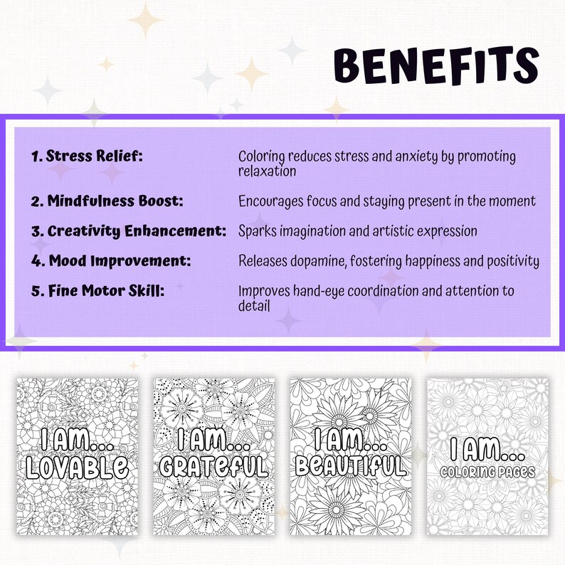 I AM Coloring Pages | Positive Affirmations | Printable for All Ages ...