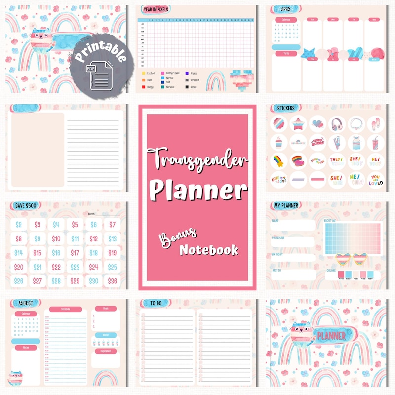 Trans Calendars - Etsy